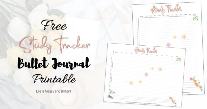 Free Printable Study Trackers To Keep You Focused And Motivated | Masha ...