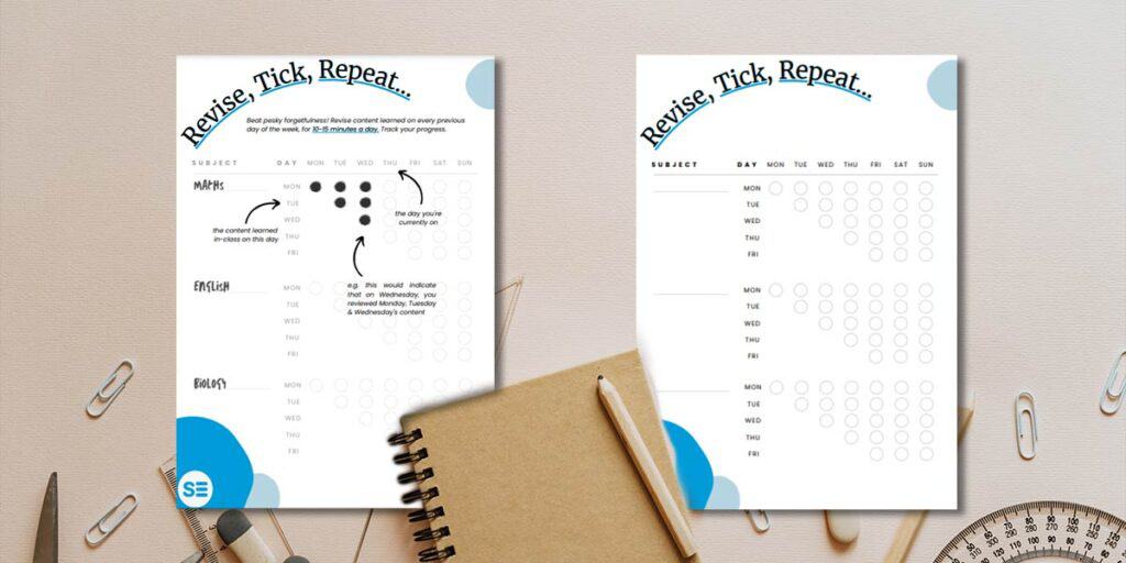 Free Printable Study Trackers To Keep You Focused And Motivated | Masha ...