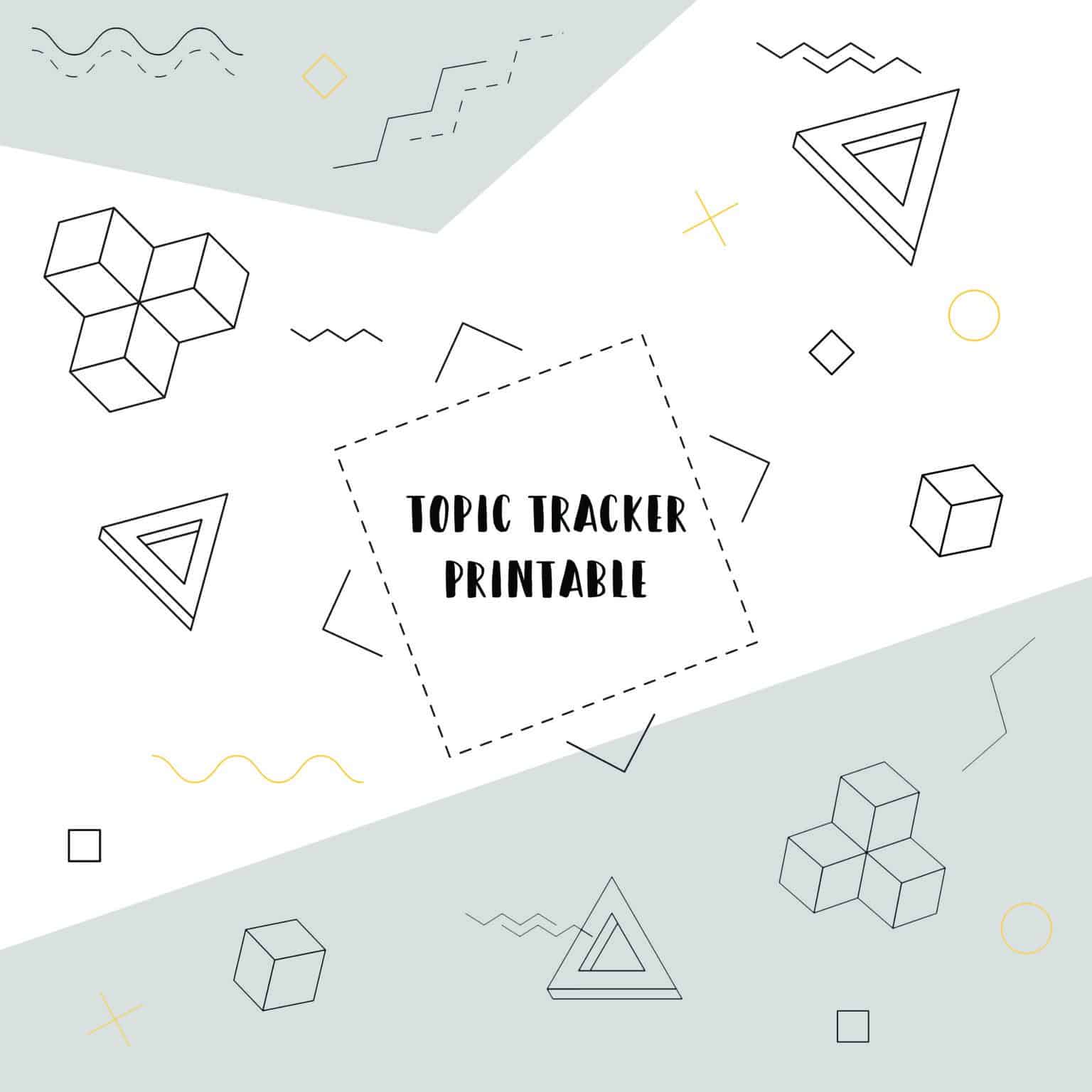 Free Printable Study Trackers To Keep You Focused And Motivated | Masha ...