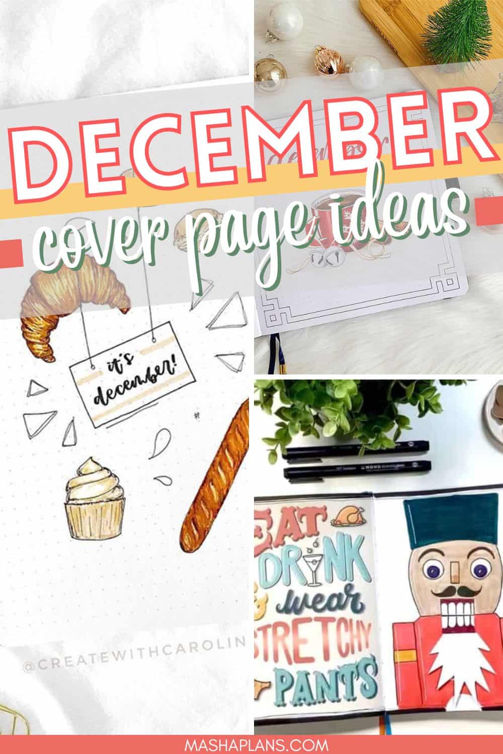 15 December Bullet Journal Cover Page Ideas To Spruce Up Your Journal ...