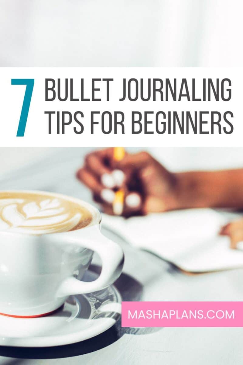 7 Essential Bullet Journaling Tips For Beginners | Masha Plans