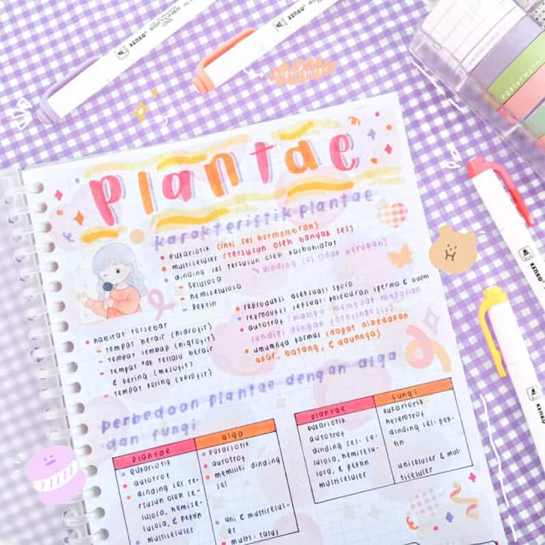 Stunning Bullet Journal School Notes Inspirations | Masha Plans