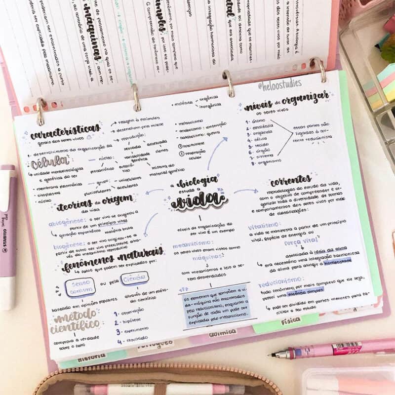 Stunning Bullet Journal School Notes Inspirations | Masha Plans