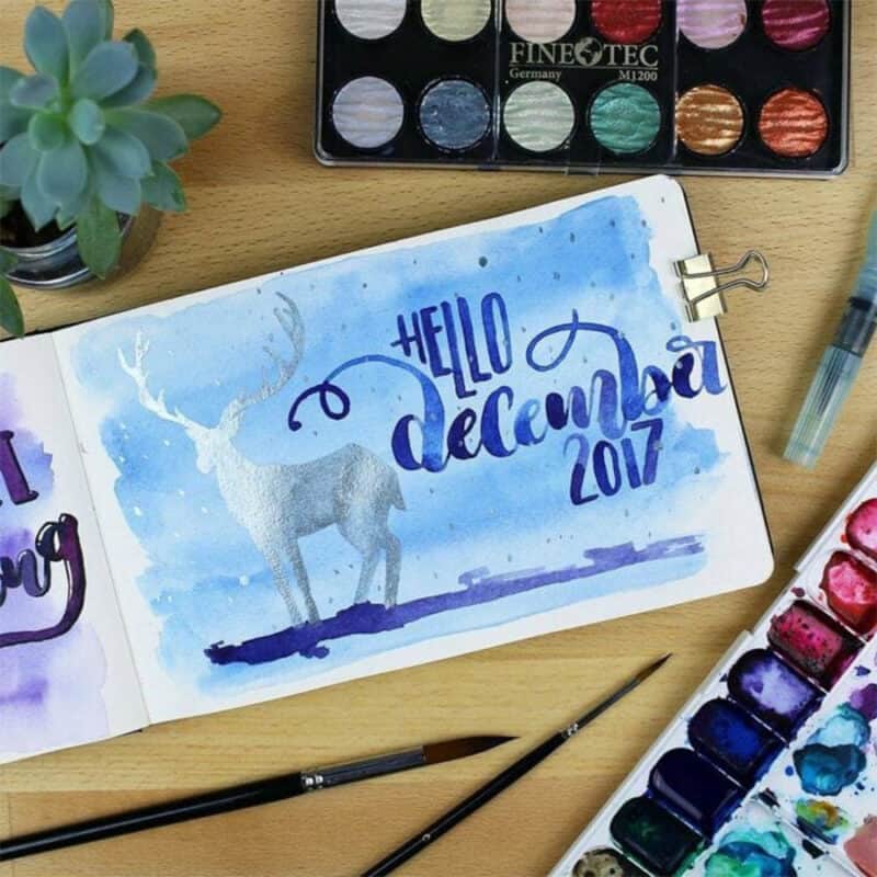 15 December Bullet Journal Cover Page Ideas To Spruce Up Your Journal ...