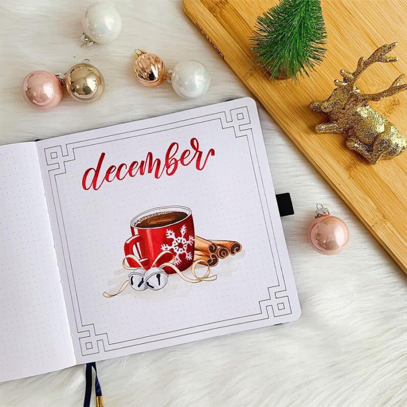 15 December Bullet Journal Cover Page Ideas To Spruce Up Your Journal ...