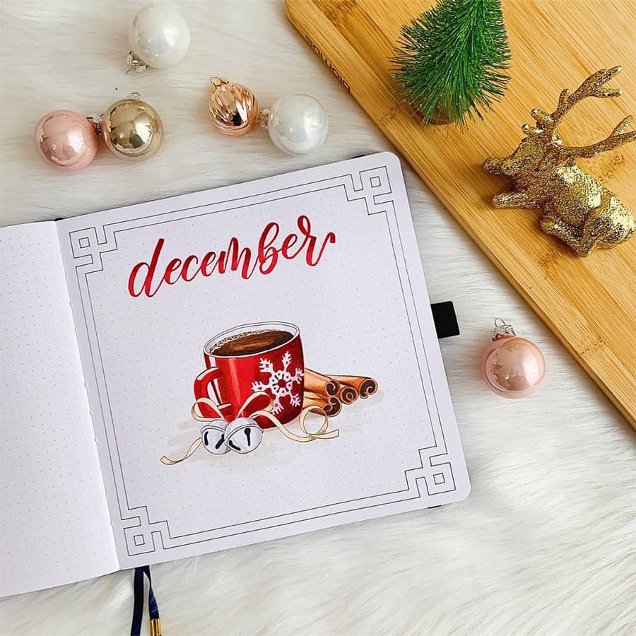 15 December Bullet Journal Cover Page Ideas To Spruce Up Your Journal ...