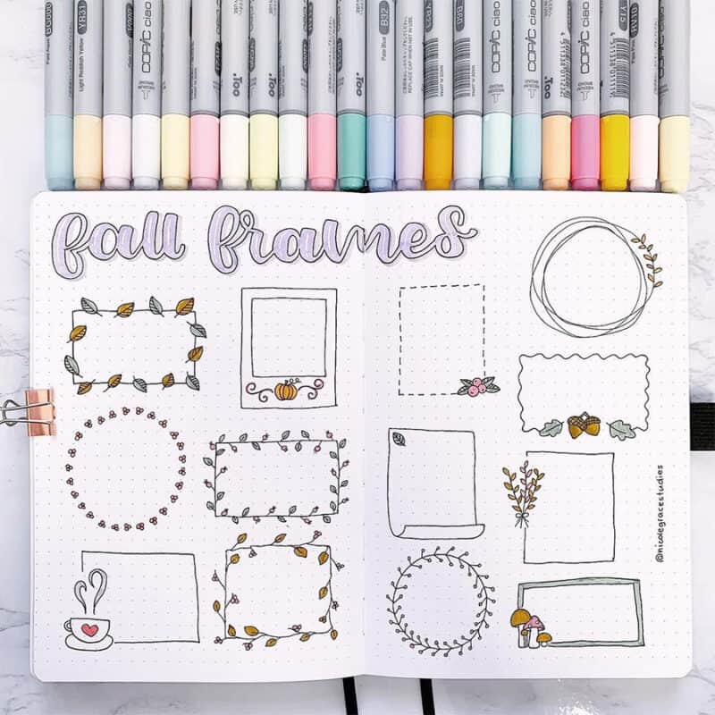 17 Mesmerizing Fall Bullet Journal Ideas | Masha Plans