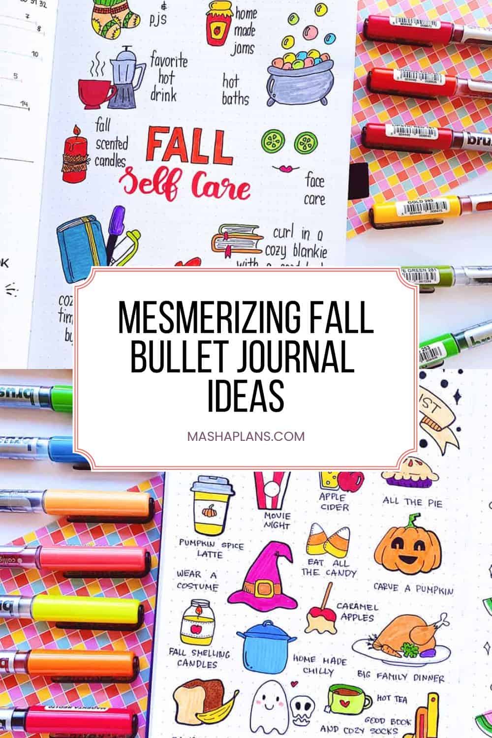 17 Mesmerizing Fall Bullet Journal Ideas | Masha Plans
