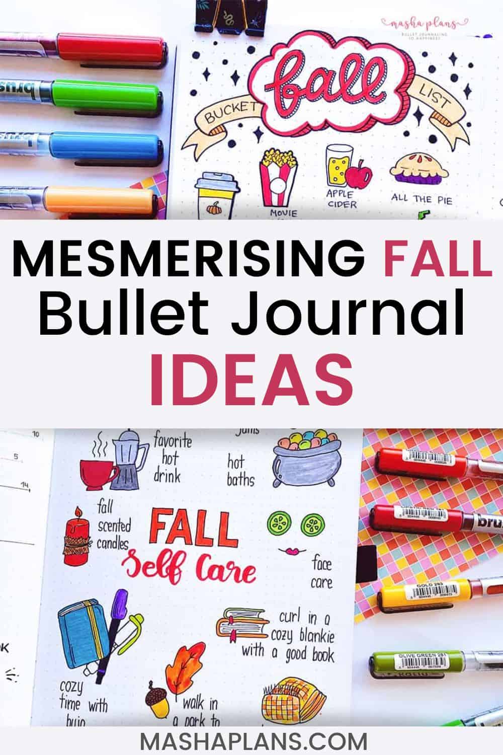 17 Mesmerizing Fall Bullet Journal Ideas | Masha Plans