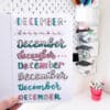 Creative December Headers To Decorate Your Journal | Masha Plans