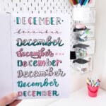 Creative December Headers To Decorate Your Journal | Masha Plans