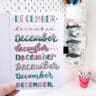 Creative December Headers To Decorate Your Journal | Masha Plans