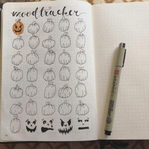 11 Pumpkin Mood Tracker Inspirations You'll Love | Masha Plans