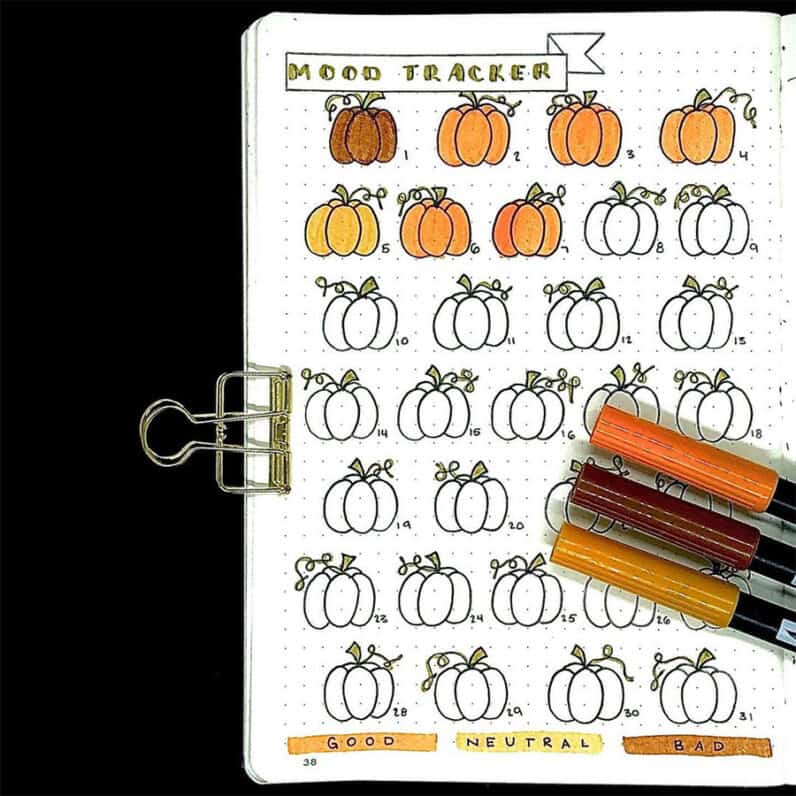 Spooktacular Halloween Mood Tracker Ideas | Masha Plans