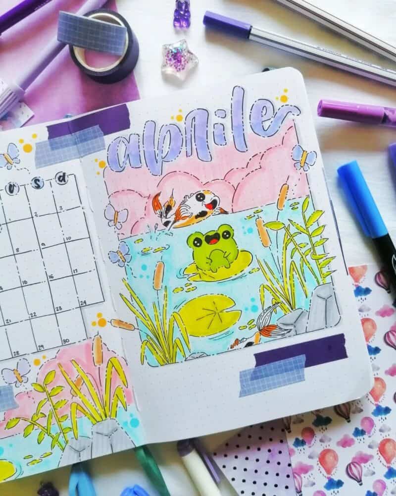 13 Cute Bullet Journal Cover Page Ideas