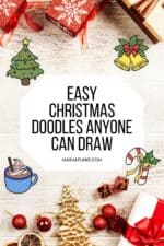 13+ Easy Christmas Doodles Anyone Can Draw