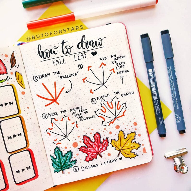 Easy Fall Doodles To Elevate Your Artistic Skills | Masha Plans