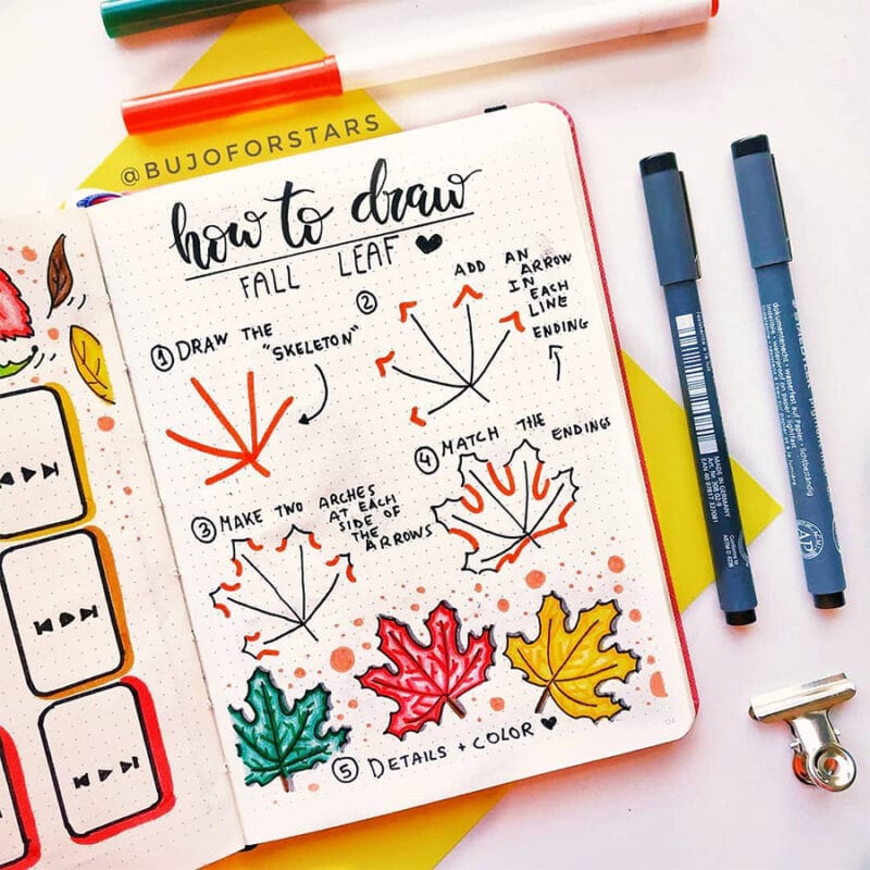Easy Fall Doodles To Elevate Your Artistic Skills | Masha Plans