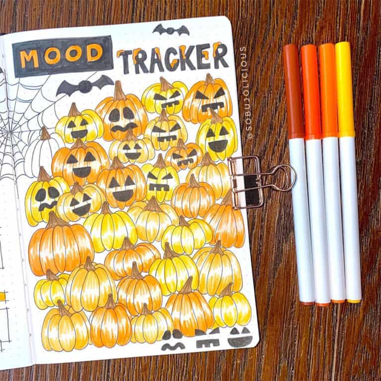 Spooktacular Halloween Mood Tracker Ideas | Masha Plans