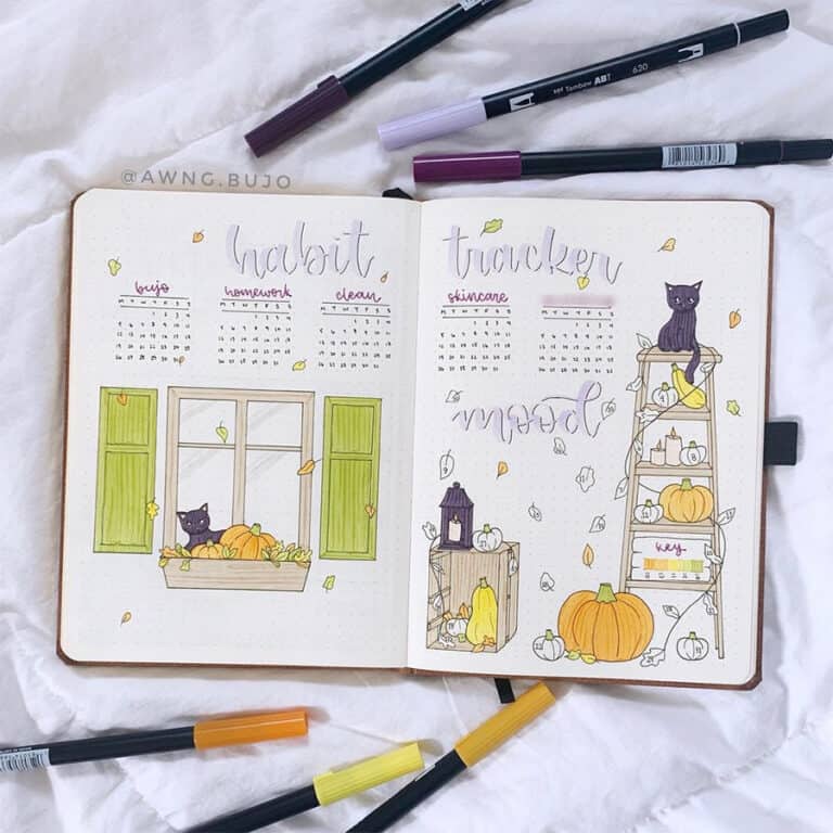 Spooktacular Halloween Mood Tracker Ideas | Masha Plans