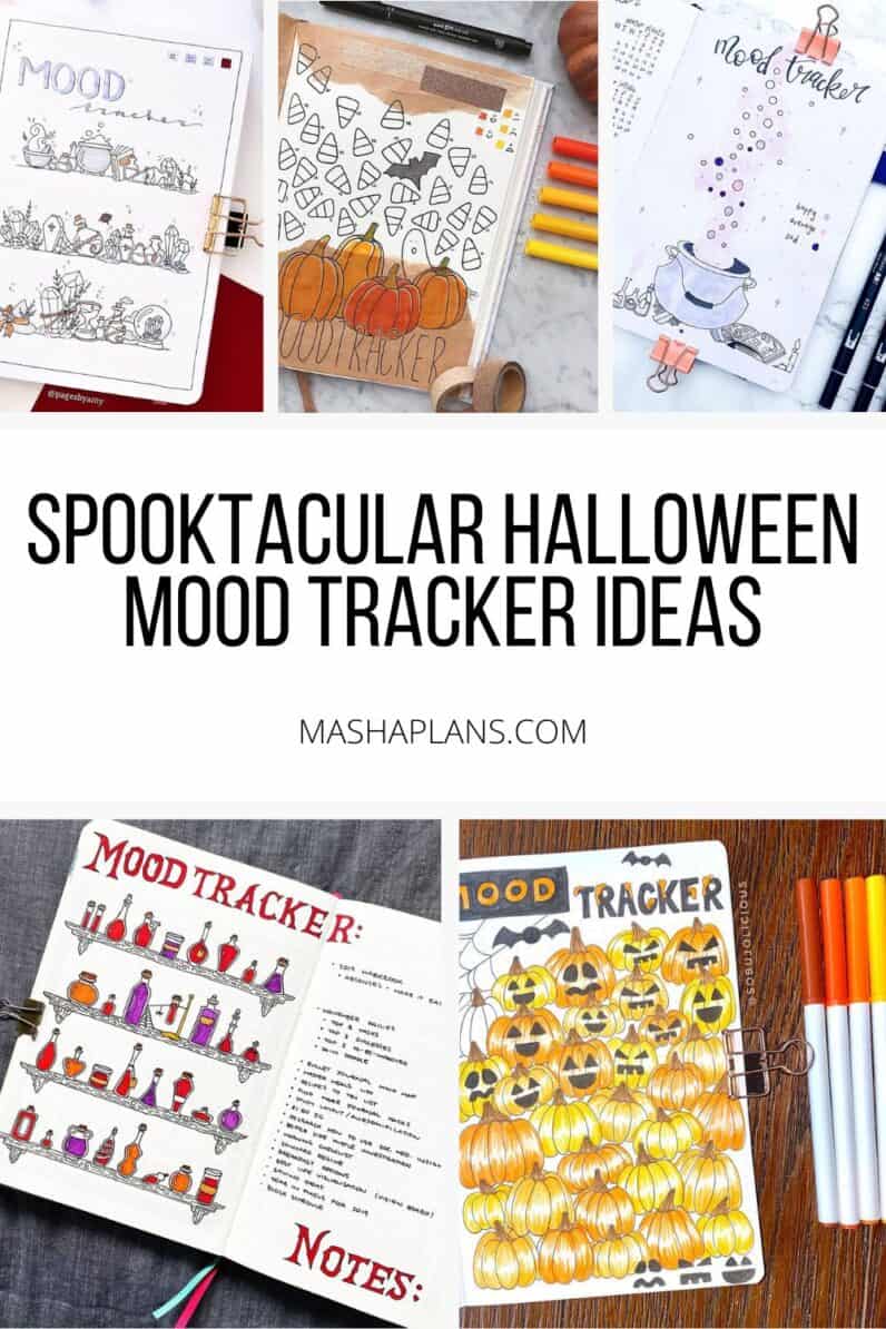 Spooktacular Halloween Mood Tracker Ideas | Masha Plans