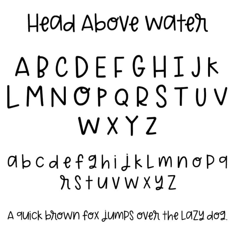 5 Easy Handwriting Fonts You'll Love | Masha Plans