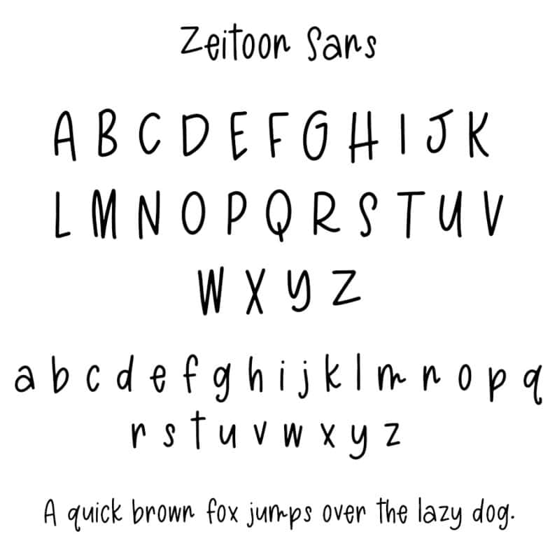 5 Easy Handwriting Fonts You'll Love | Masha Plans