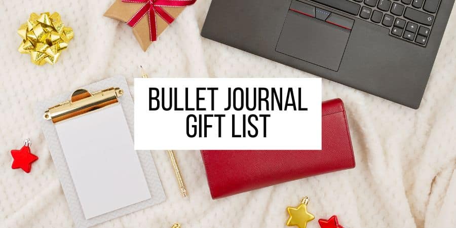 Festive And Fun Bullet Journal Christmas Gift List | Masha Plans