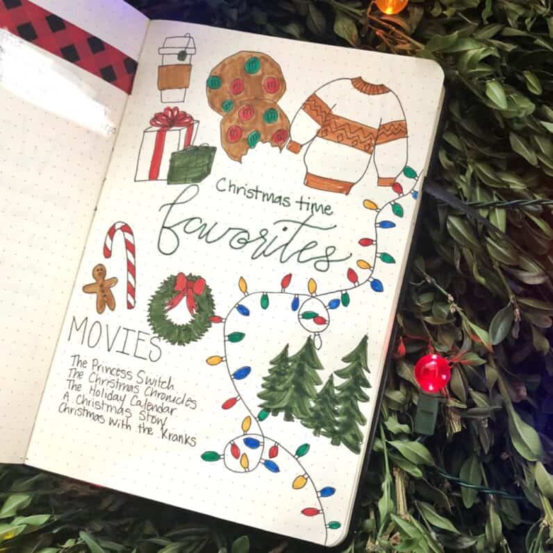 15 Holiday Bullet Journal Ideas To Brighten Your Festive Season | Masha ...