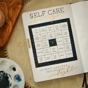 11 Self Care Bingo Bullet Journal Page Ideas