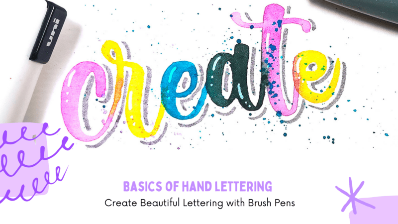 Free Hand Lettering Classes To Take Today | Masha Plans
