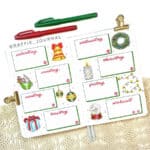11 Christmas Journal Ideas to Brighten Up Your Bullet Journal | Masha Plans