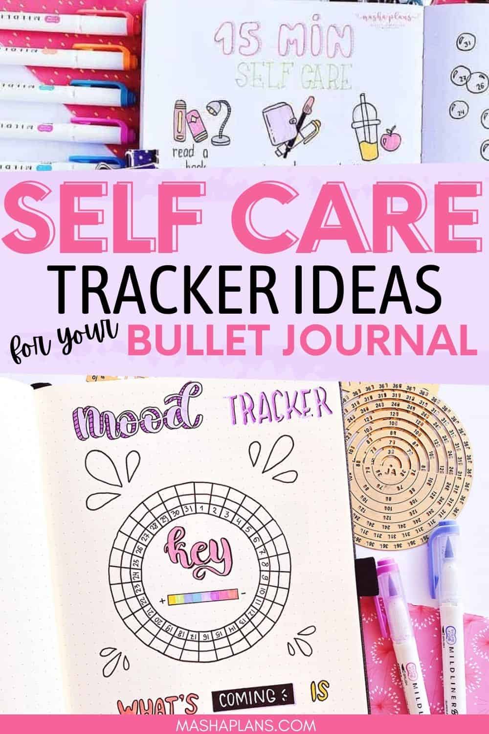 9 Creative Self-Care Tracker Bullet Journal Ideas | Masha Plans