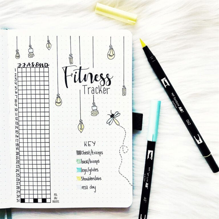 9 Creative Self-Care Tracker Bullet Journal Ideas | Masha Plans