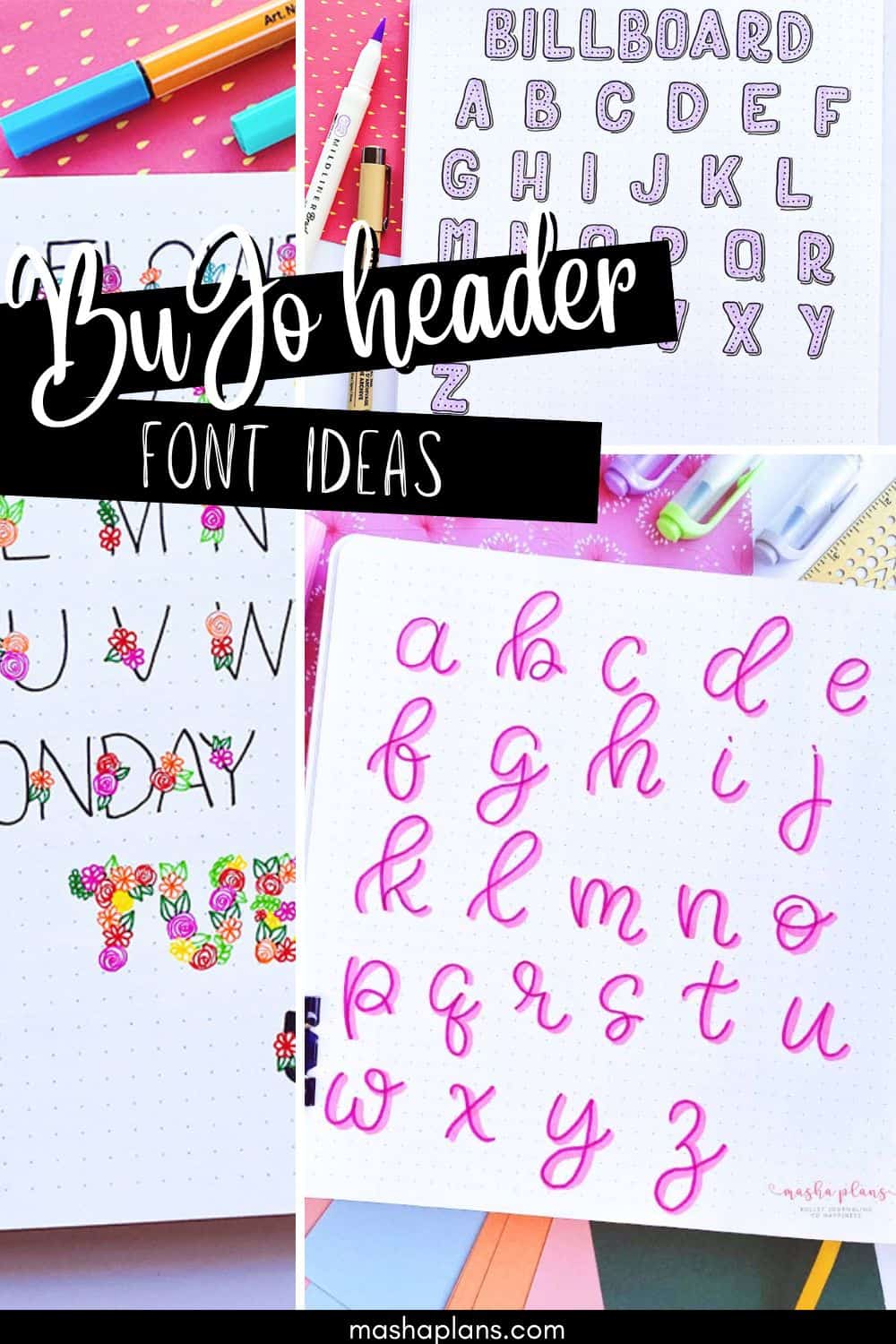 7 Bullet Journal Header Font Ideas To Elevate Your Pages