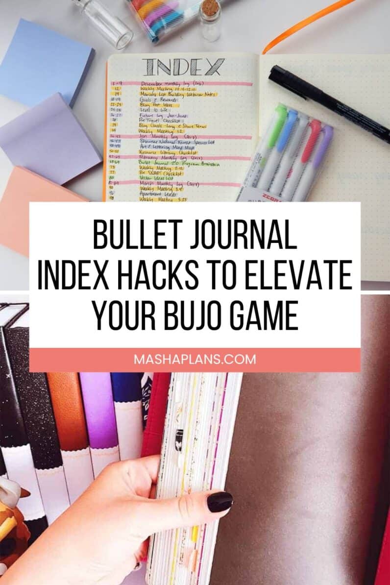 7 Bullet Journal Index Hacks To Elevate Your BuJo Game