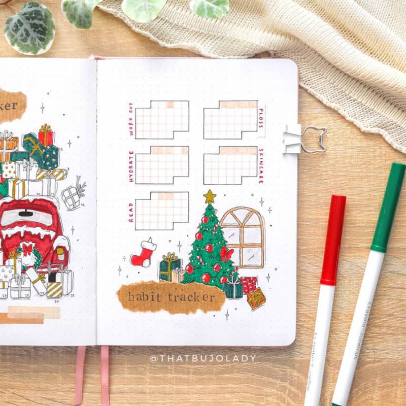 17 Christmas Habit Trackers: Add a Festive Spin to Your Bullet Journal