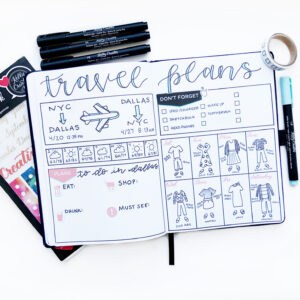 15 Travel Journal Layout Inspirations