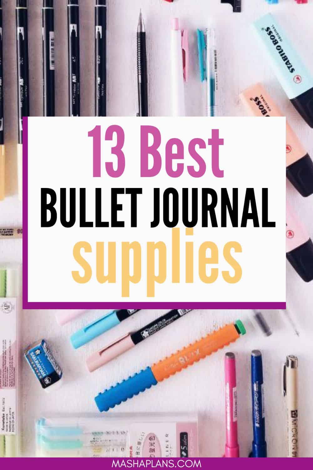 13 Best Journaling Supplies for Bullet Journal Lovers