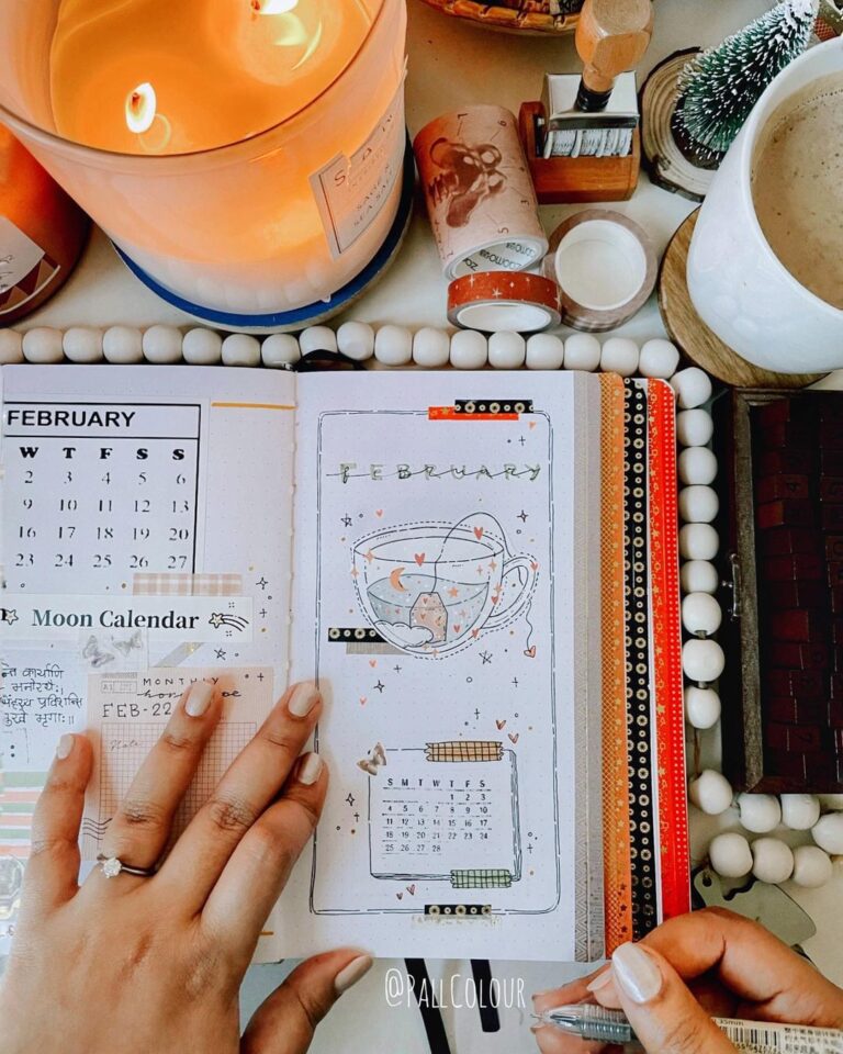 15 Bullet Journal Winter Theme Inspirations