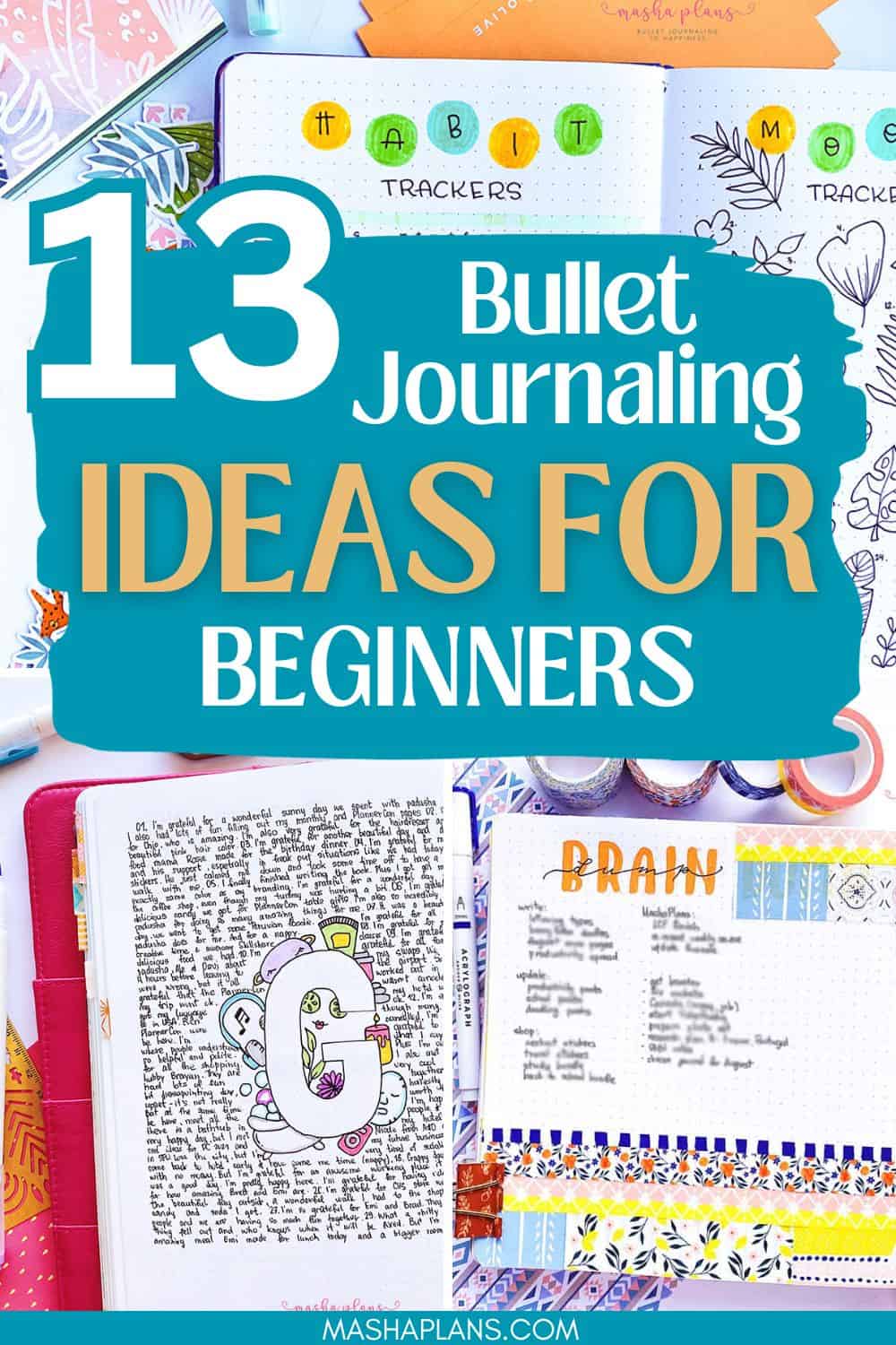 13 Bullet Journaling Ideas For Beginners
