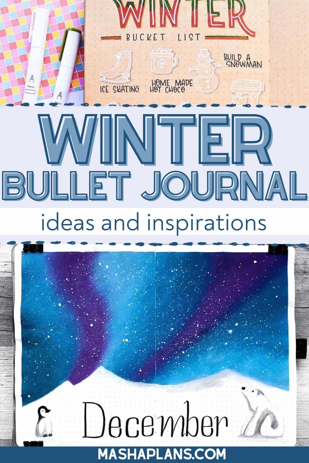 9 Sparkling Winter Bullet Journal Ideas To Brighten Your Days