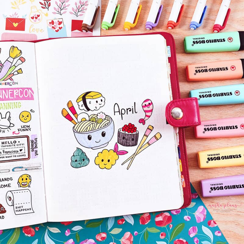 11 Inspiring Spring Bullet Journal Themes