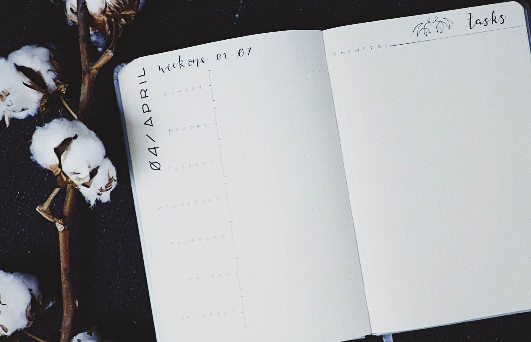 19 Simple Minimalist Bullet Journal Weekly Spread Ideas