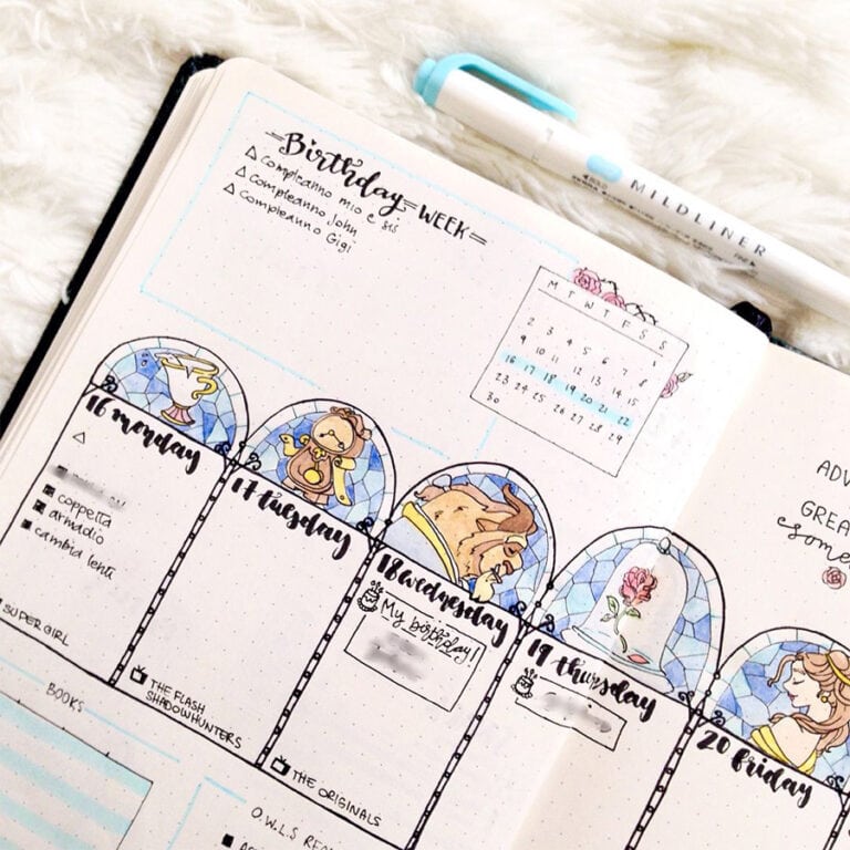 15 Magical Disney Bullet Journal Ideas