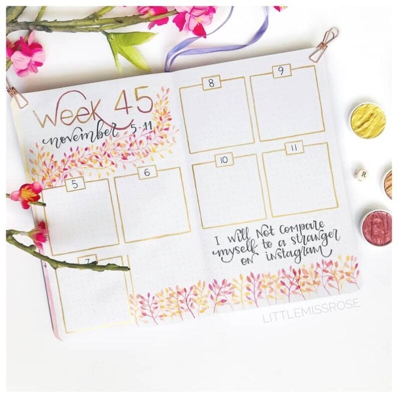 13 Fun & Unique Weekly Log Bullet Journal Ideas Just For You