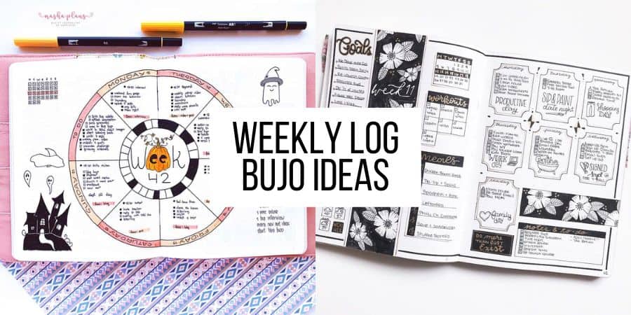 13 Fun & Unique Weekly Log Bullet Journal Ideas Just For You