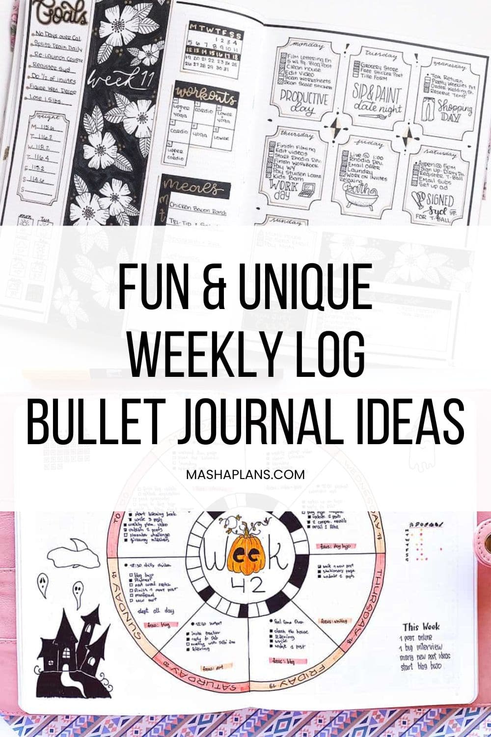13 Fun & Unique Weekly Log Bullet Journal Ideas Just For You
