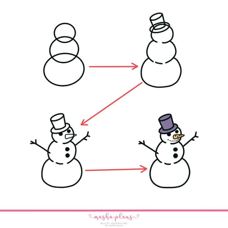 7 Easy Winter Doodles For Your Bullet Journal