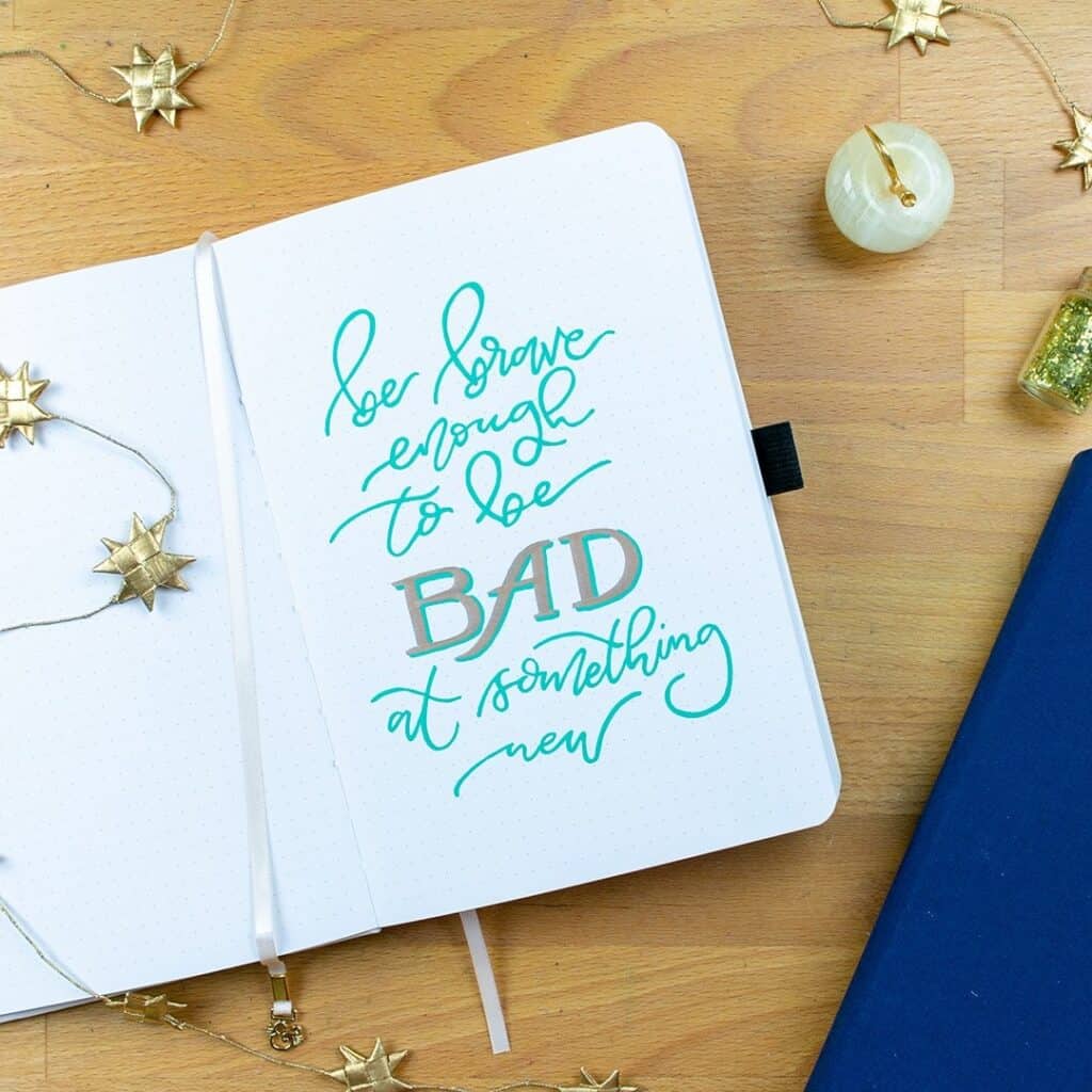 15 Bullet Journal Quote Page Inspirations